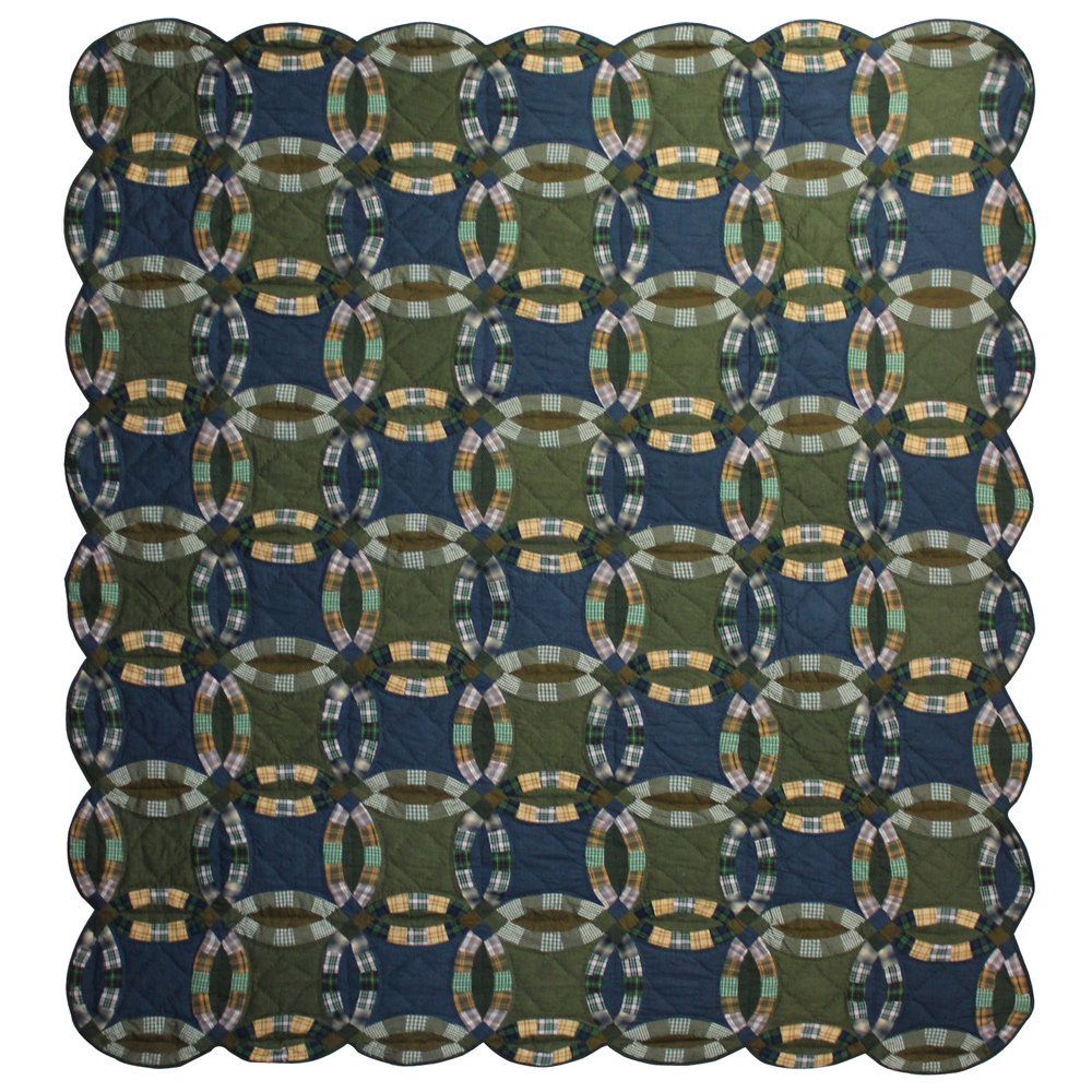 Patch Magic Chambray Ring Throw | Wayfair