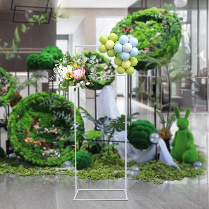 YXSUN 20.87x12.6x61.02in Wedding Arch Stand with Bases,Easy Assembly ...