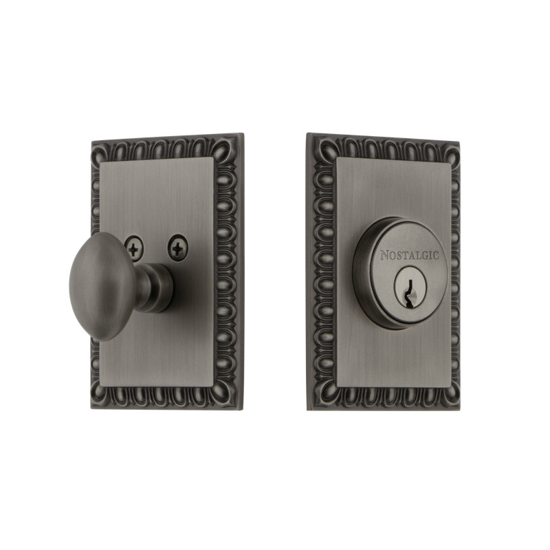 Nostalgic Warehouse Neoclassical Single Cylinder Deadbolt | Wayfair