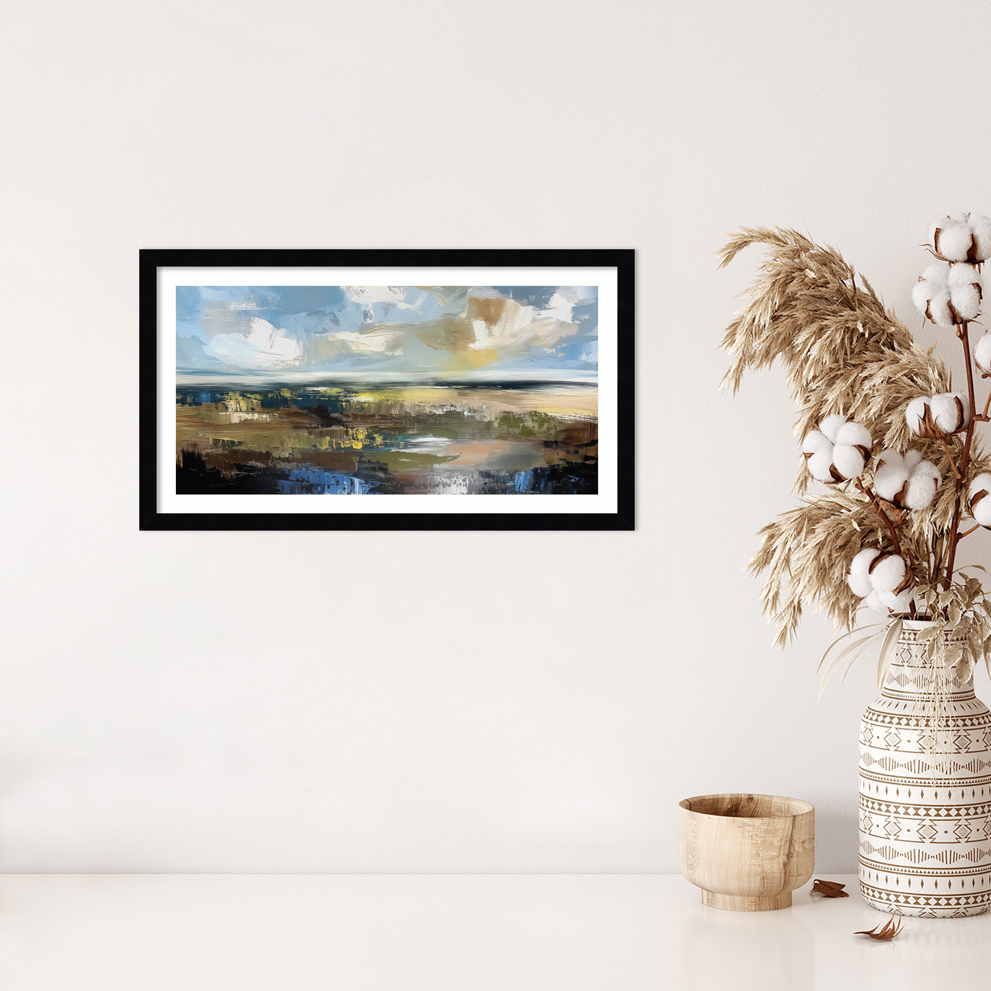 Wade Logan® Serene Earthy Abstract Landscape by The Creative Bunch ...