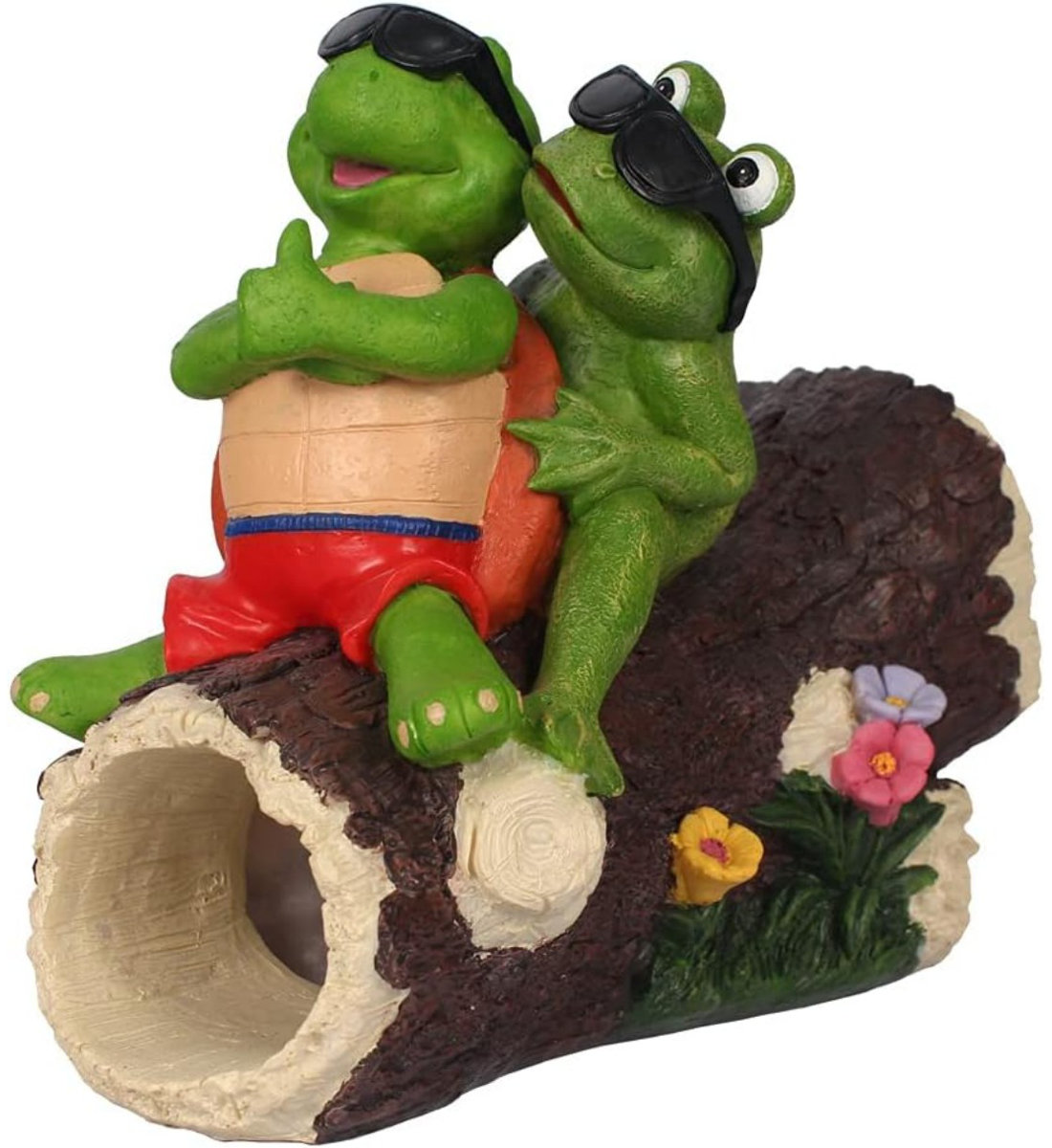 Trinx Surfing Frog And Tortoise Gutter Guardian Downspout, The Reptile ...