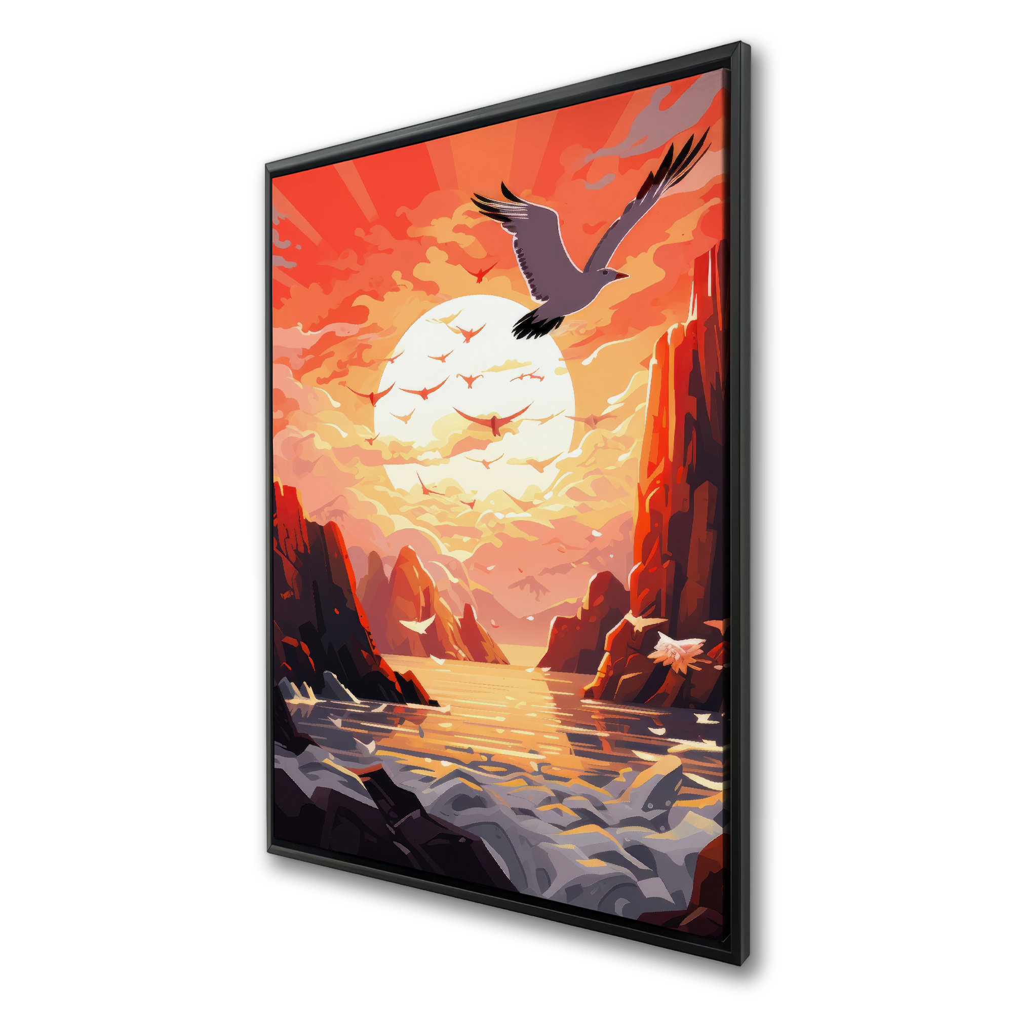 Winston Porter Isles of omen - 24"x36" Framed canvas | Wayfair