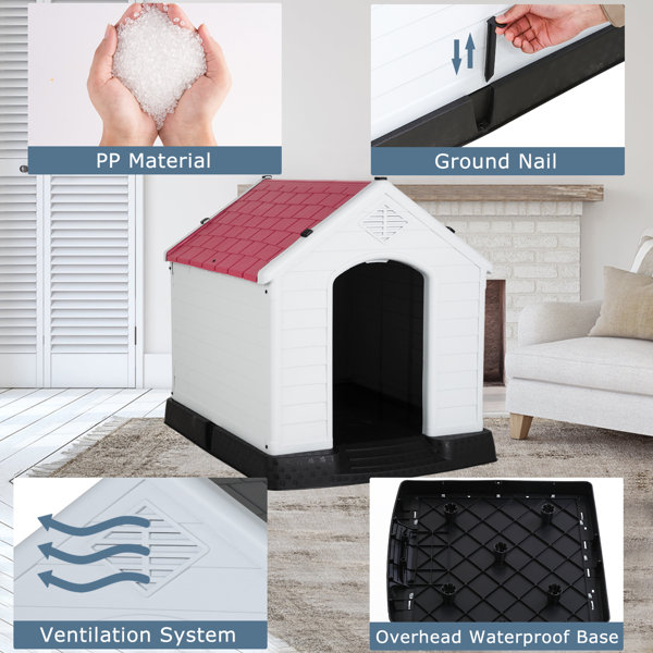 Tucker Murphy Pet™ Dashiyah Plastic Dog House | Wayfair