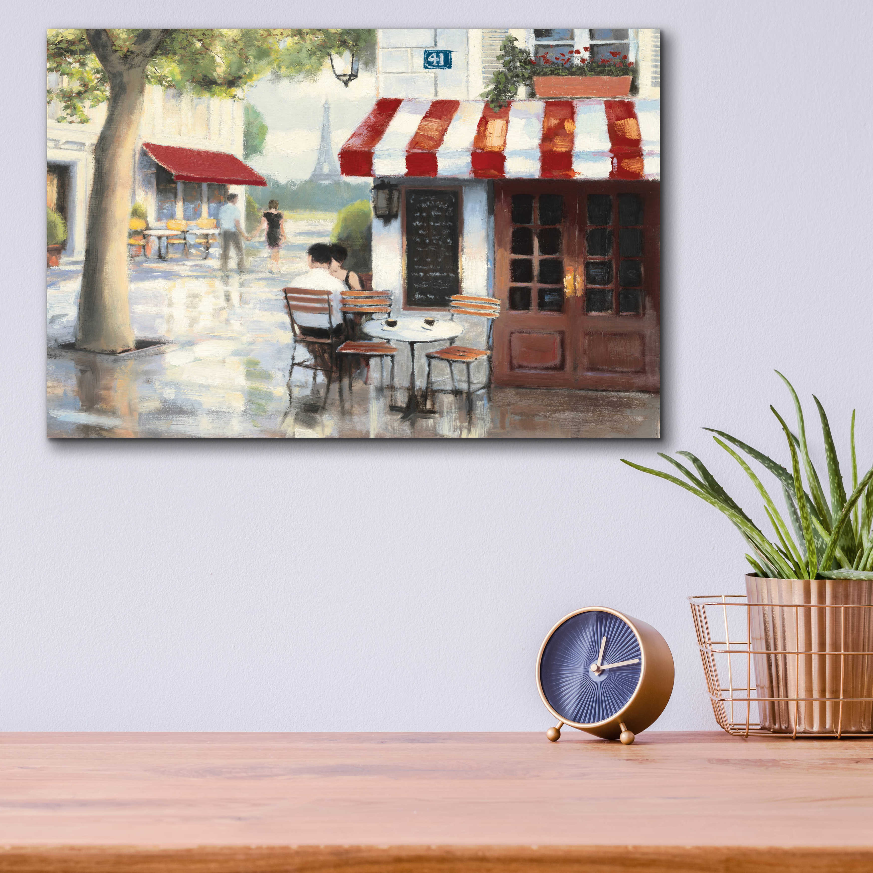 Red Barrel Studio® Relaxing at the Cafe II by James Wiens - Unframed ...