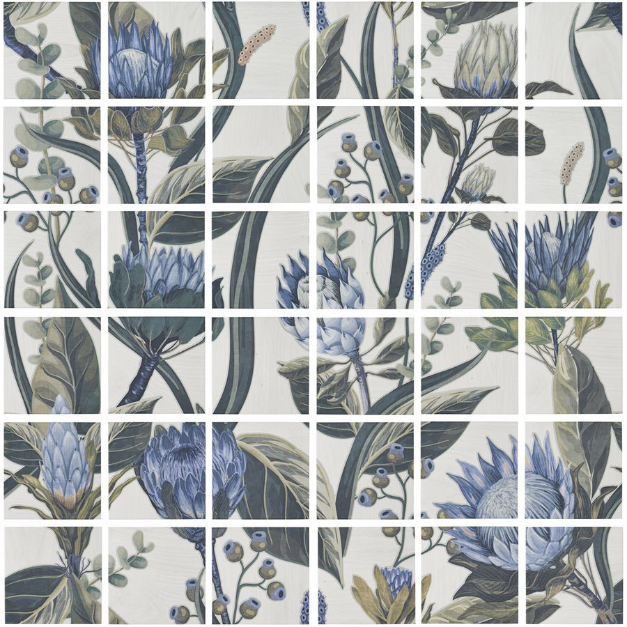 TileBar Angela Harris Wilder 7.87 In. X 7.87 In. Matte Porcelain Floor ...