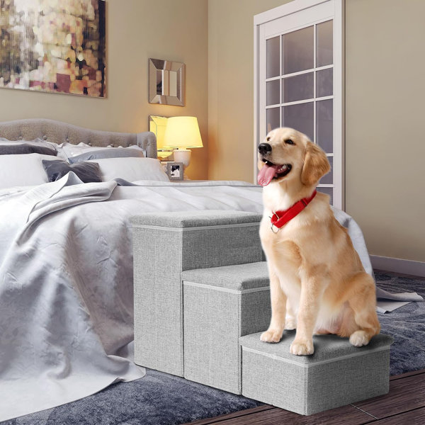 Tucker Murphy Pet™ Dog Stairs Collapsible Dog Stairs And Steps With ...