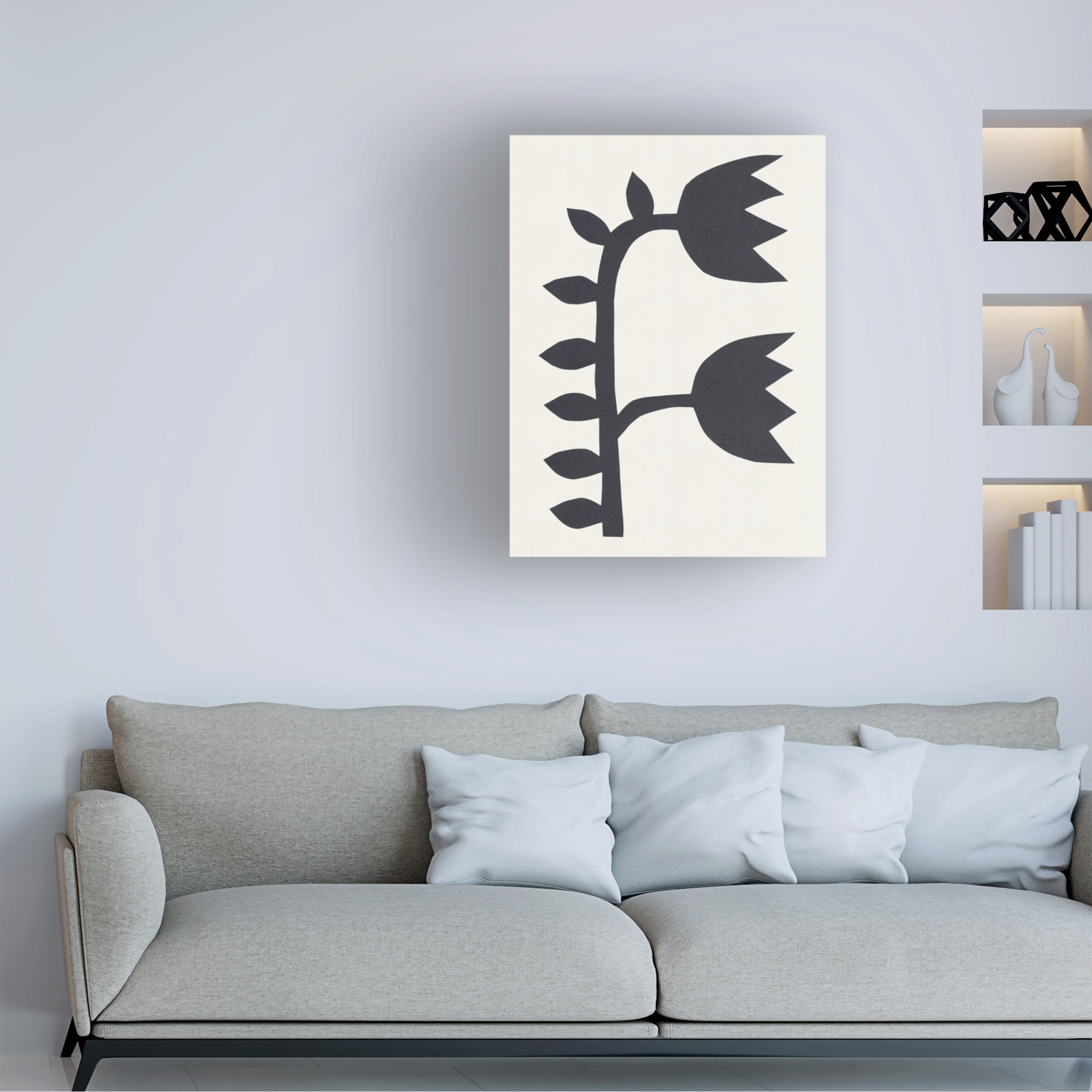 Red Barrel Studio Alisa Galitsyna Black Tulips 1 Canvas Art - Wayfair ...