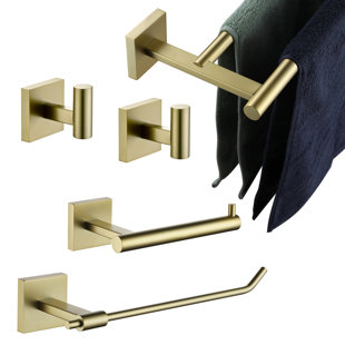 Gold Bathroom Hardware Sets You'll Love | Wayfair