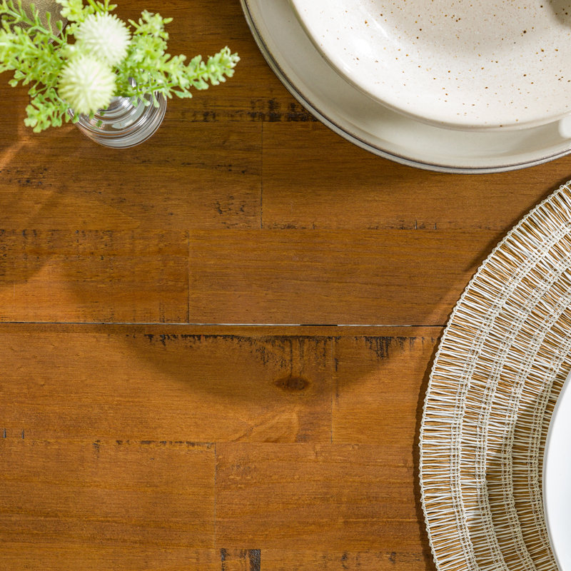 Union Rustic Amarapal Solid Wood Dining Table & Reviews | Wayfair