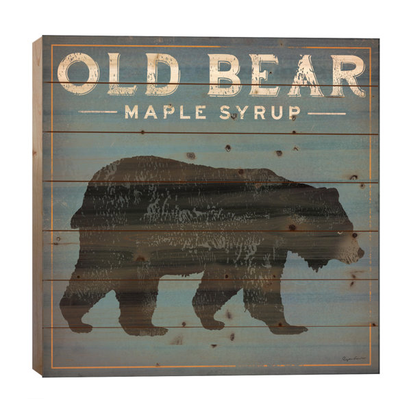 Millwood Pines Old Bear Maple Syrup by Ryan Fowler - Unframed Print on ...