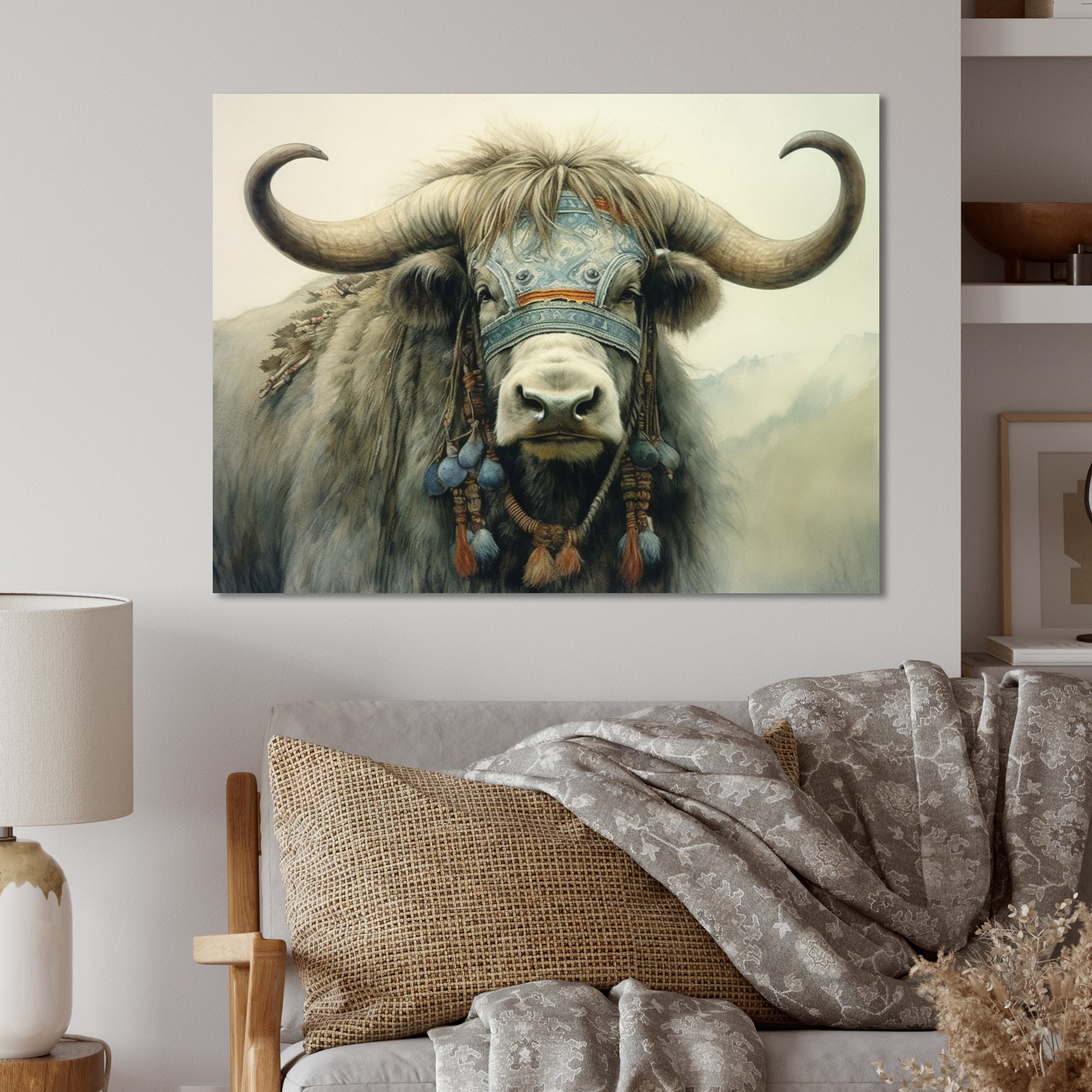 Union Rustic Wild Yak III - Animals Metal Wall Decor - Wayfair Canada