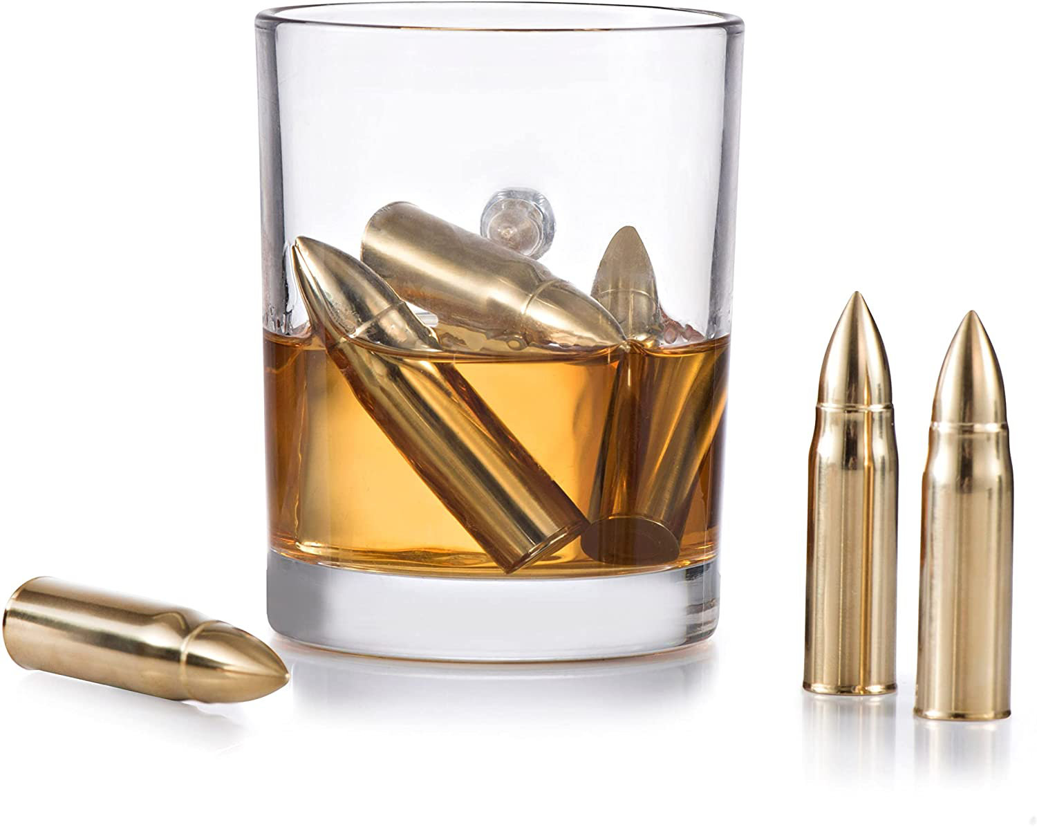 Latitude Run® Gold Bullet Stones Gift Set Wooden Box - Wayfair Canada