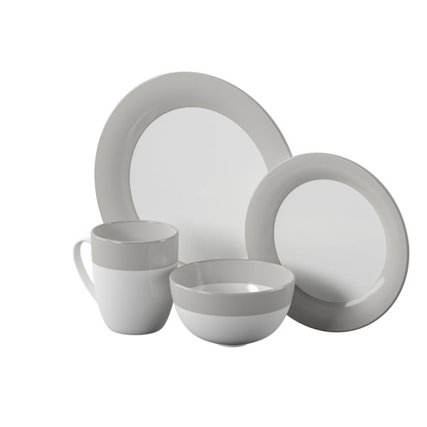 Ebern Designs Saurish 16 Piece Dinnerware Set, Service for 4 & Reviews ...