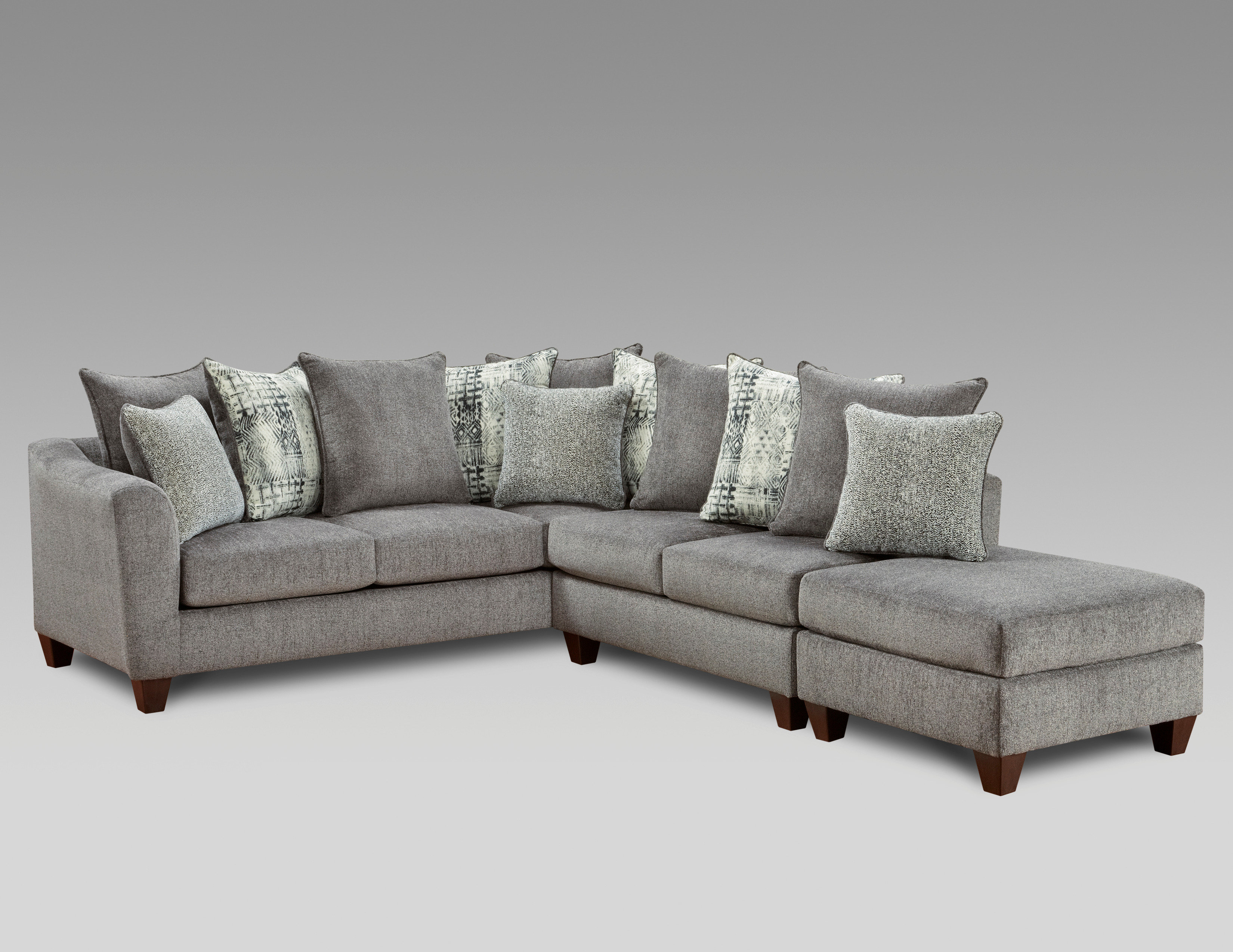 Latitude Run® Dyshon 3 - Piece Upholstered Sofa & Chaise | Wayfair