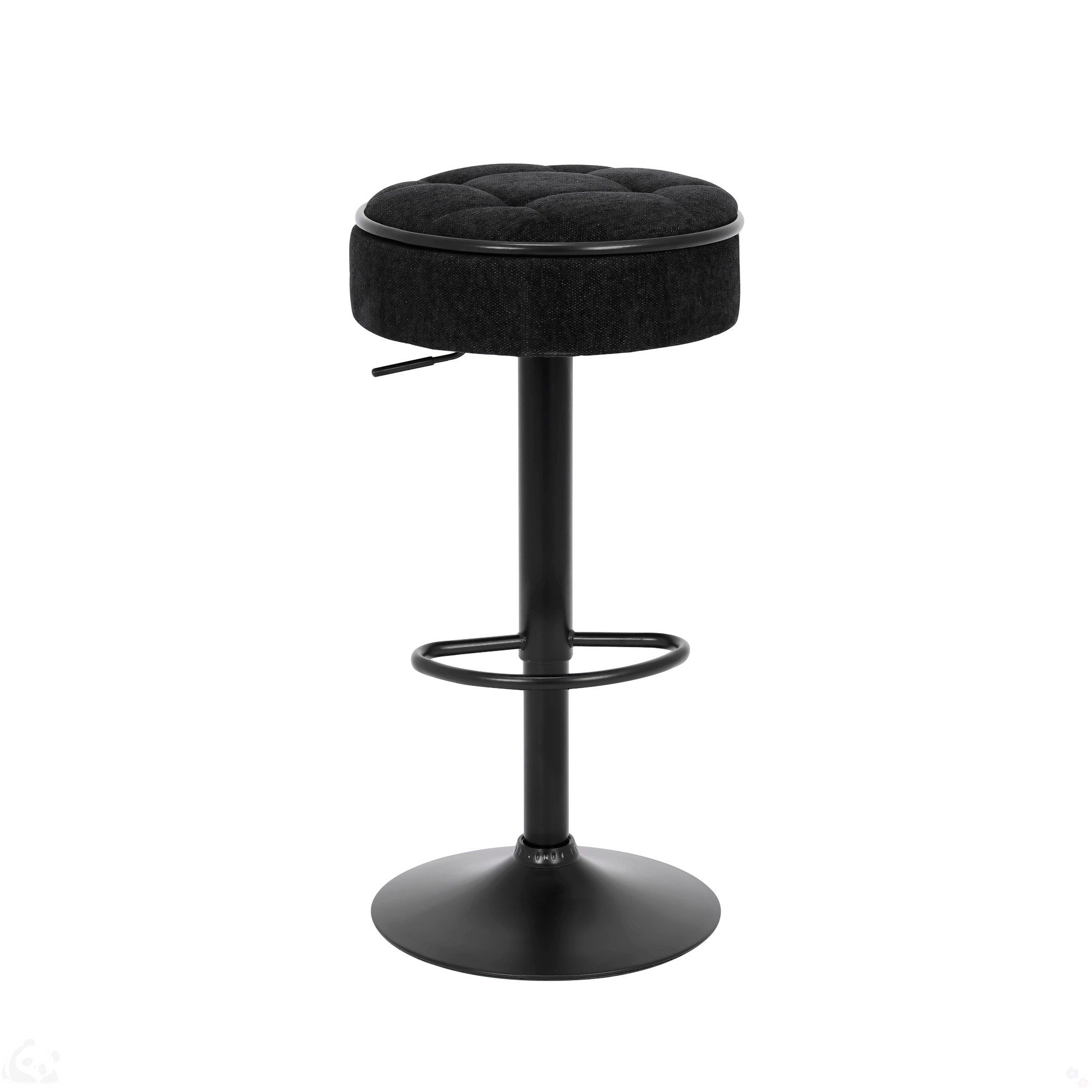 George Oliver Round Storage Bar Stool Set Of 2 | Wayfair