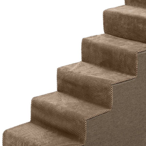 Tucker Murphy Pet™ Durable 6-Step Pet Stairs for Small Dogs & Cats with ...