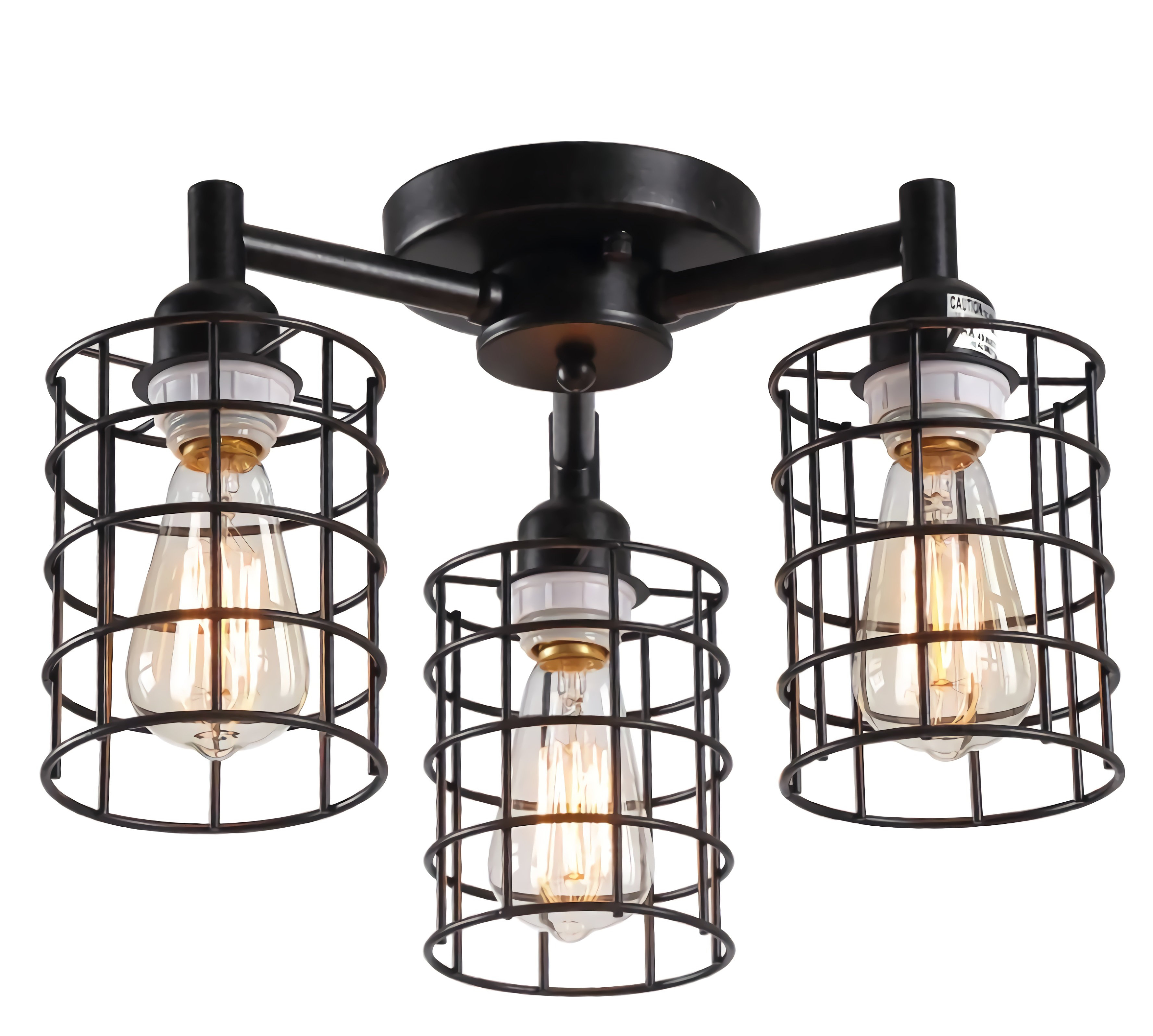 Longshore Tides Kearns 3 - Light 15.7" Cluster Cylinder Flush Mount ...