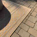 Union Rustic Theroux Geometric Orange Indoor / Outdoor Area Rug ...