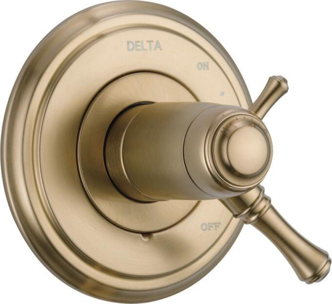 Delta Cassidy Volume Control Faucet Trim with Lever Handles & Reviews ...