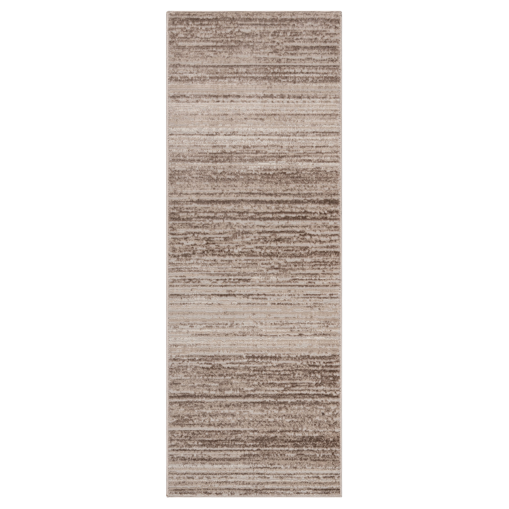 Gertmenian Flora Osian Modern Striped Ombre Soft High-Low Beige Cream ...