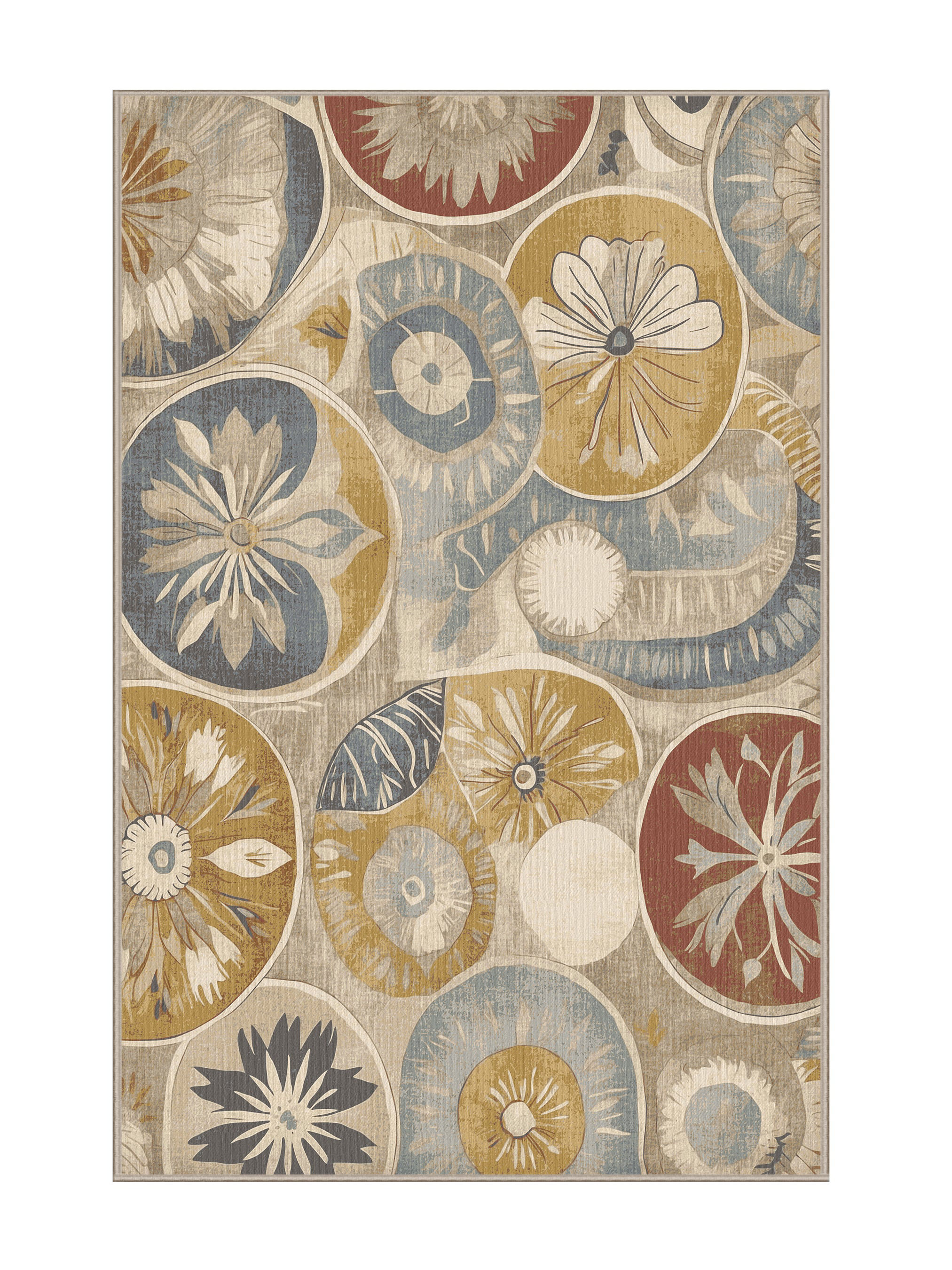 Winston Porter Vibrant Dash Rug | Wayfair