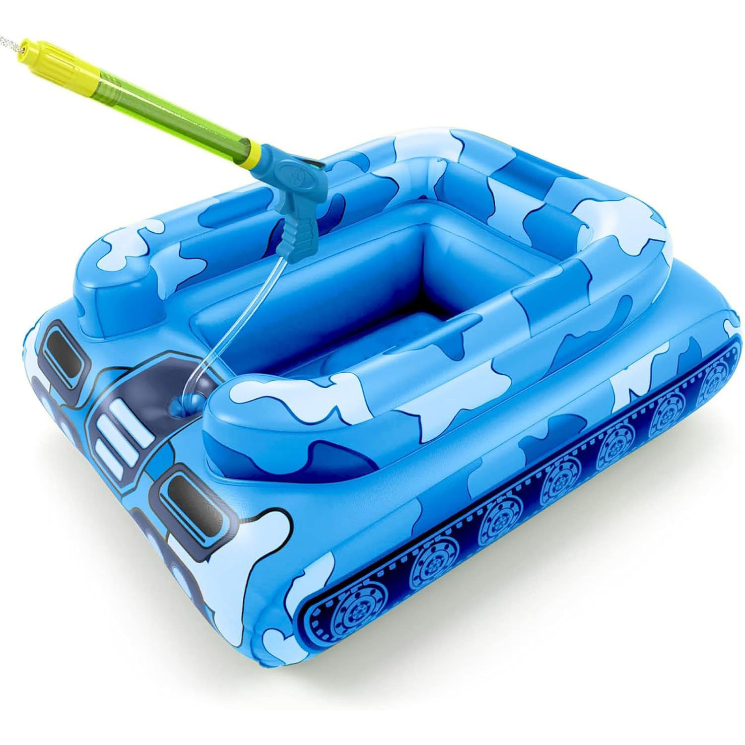 ABIXOL Inflatable Tank Pool Float For Kids - Fun Toddler Swim Floatie ...