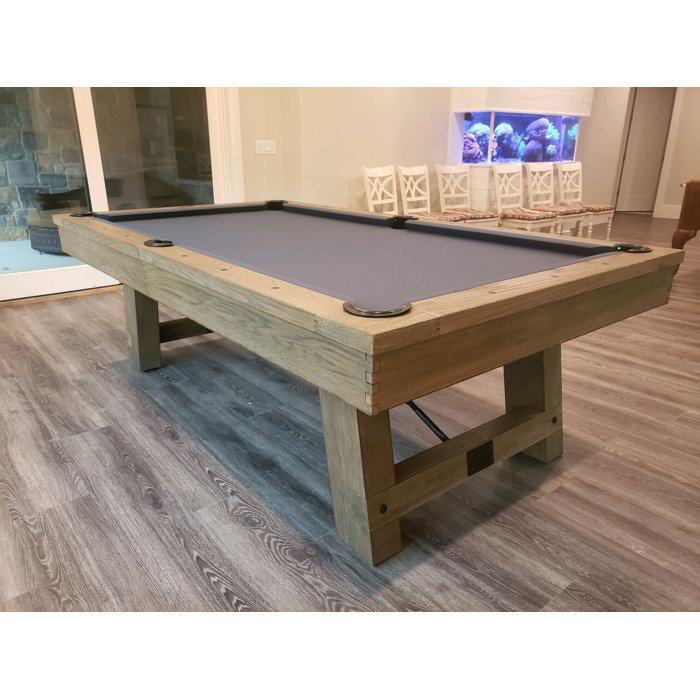 Plank & Hide Isaac Slate Pool Table with Professional Installation ...