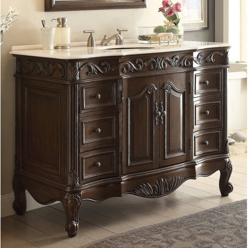 Astoria Grand Laila 48'' Single Bathroom Vanity with Top | Wayfair