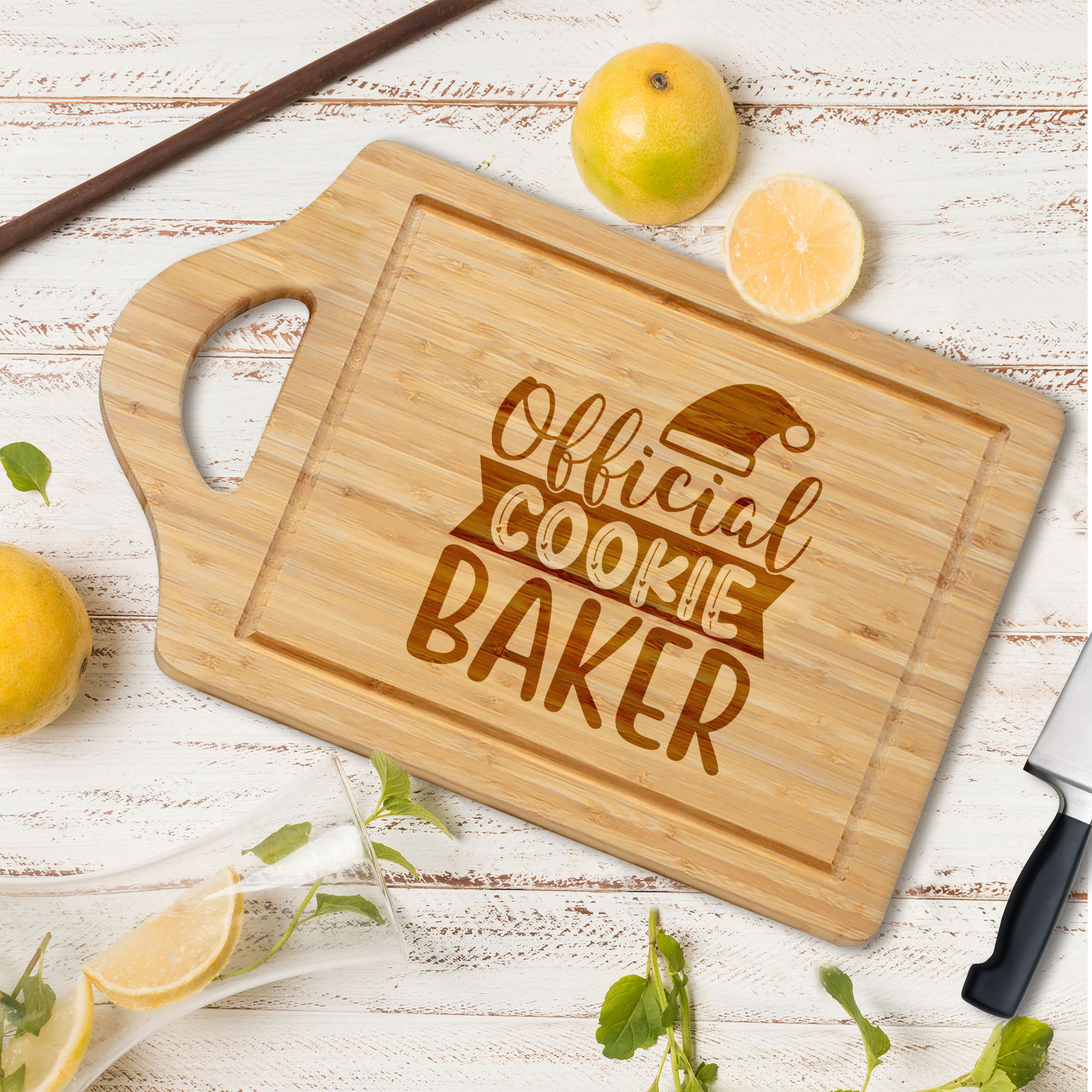 MentionedYou Official Cookie Baker - 1 Piece Bamboo Cutting Board | Wayfair