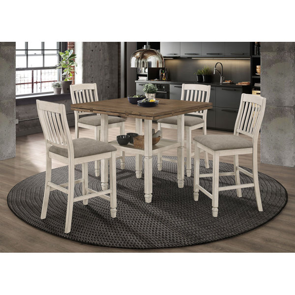 Round Seats 4 Bar & Counter Height Dining Sets You'll Love | Wayfair