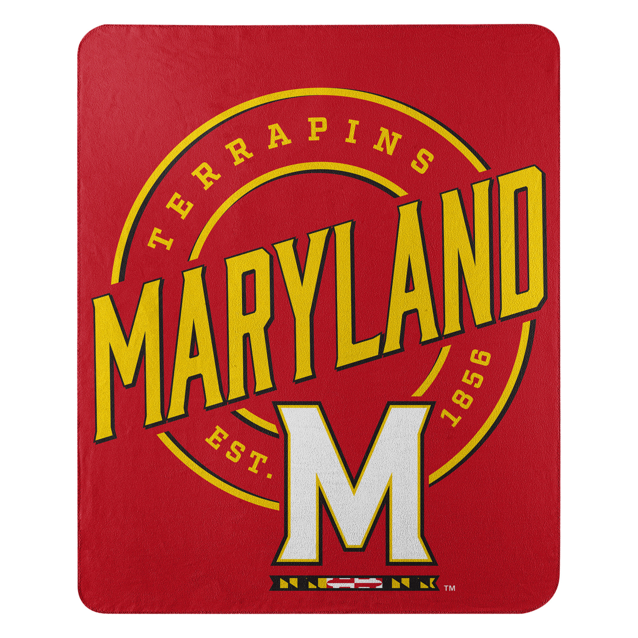 Northwest NCAA Maryland Fleece Throw Blanket, College Sports Fan Decor ...