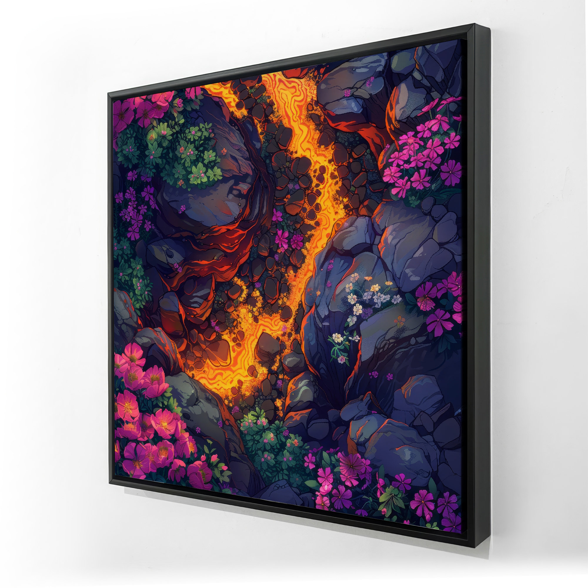 Concius Sales Hot river - 36"x36" Framed canvas | Wayfair