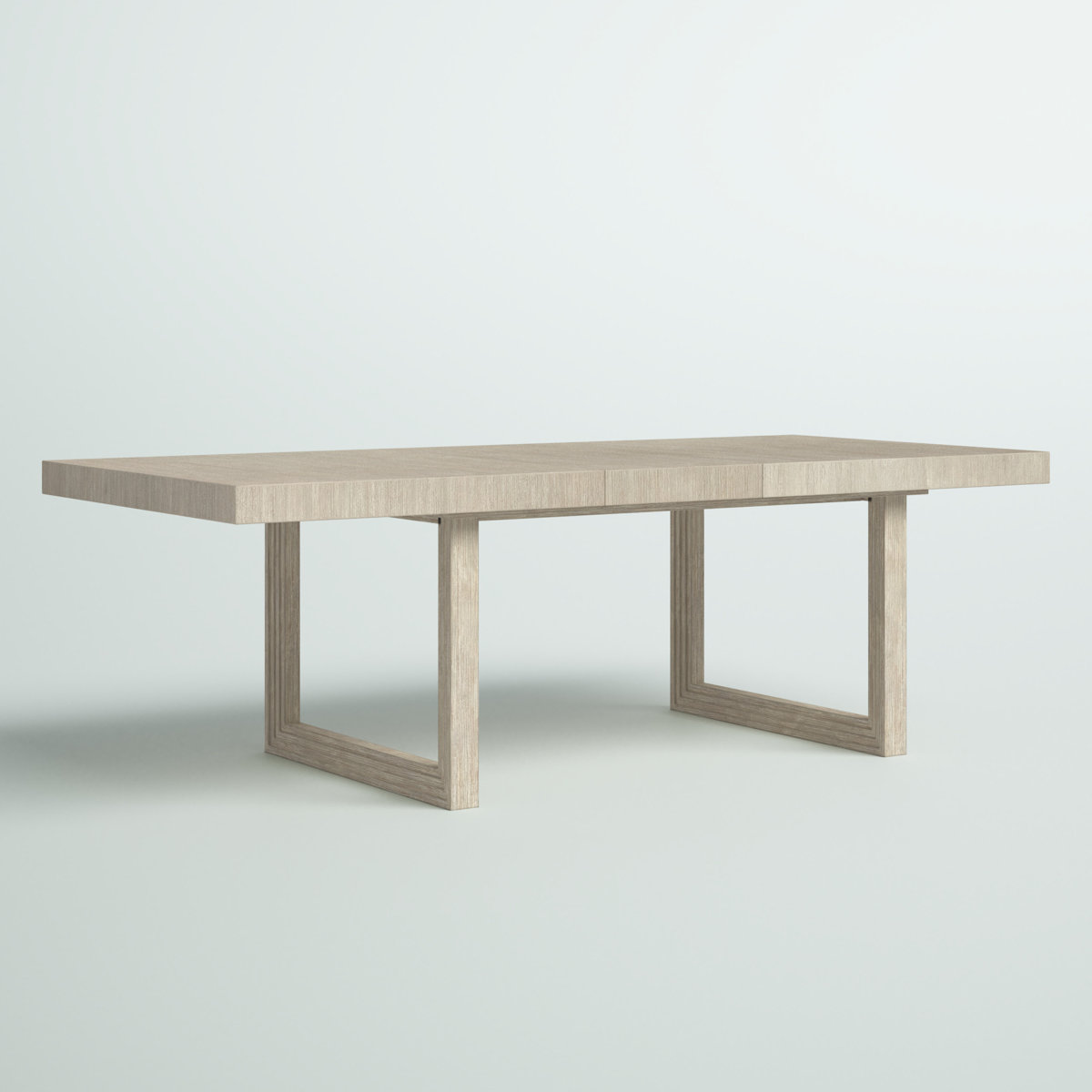 Canora Grey Judye Extendable Rubberwood Solid Wood Dining Table ...