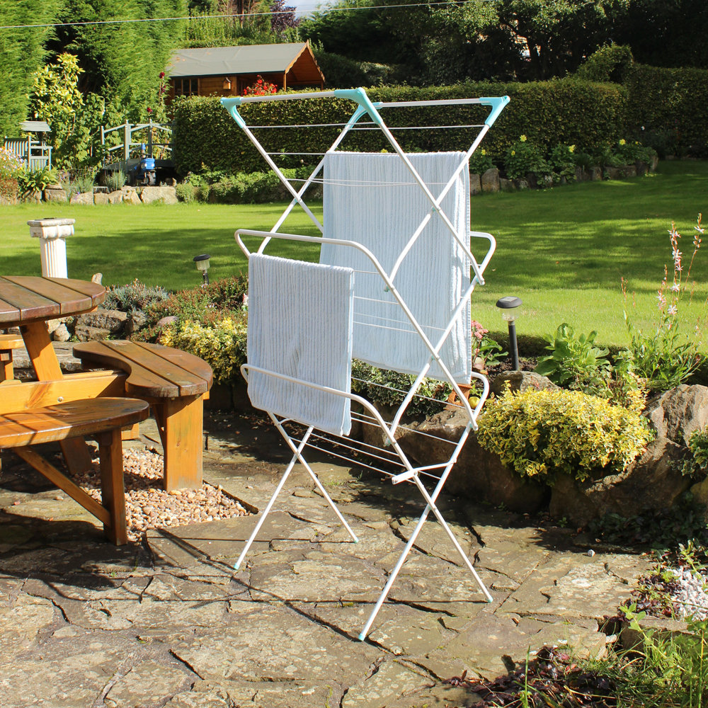 JVL Home and Dry 3 Tier Free-Standing Drying Rack & Reviews | Wayfair.co.uk