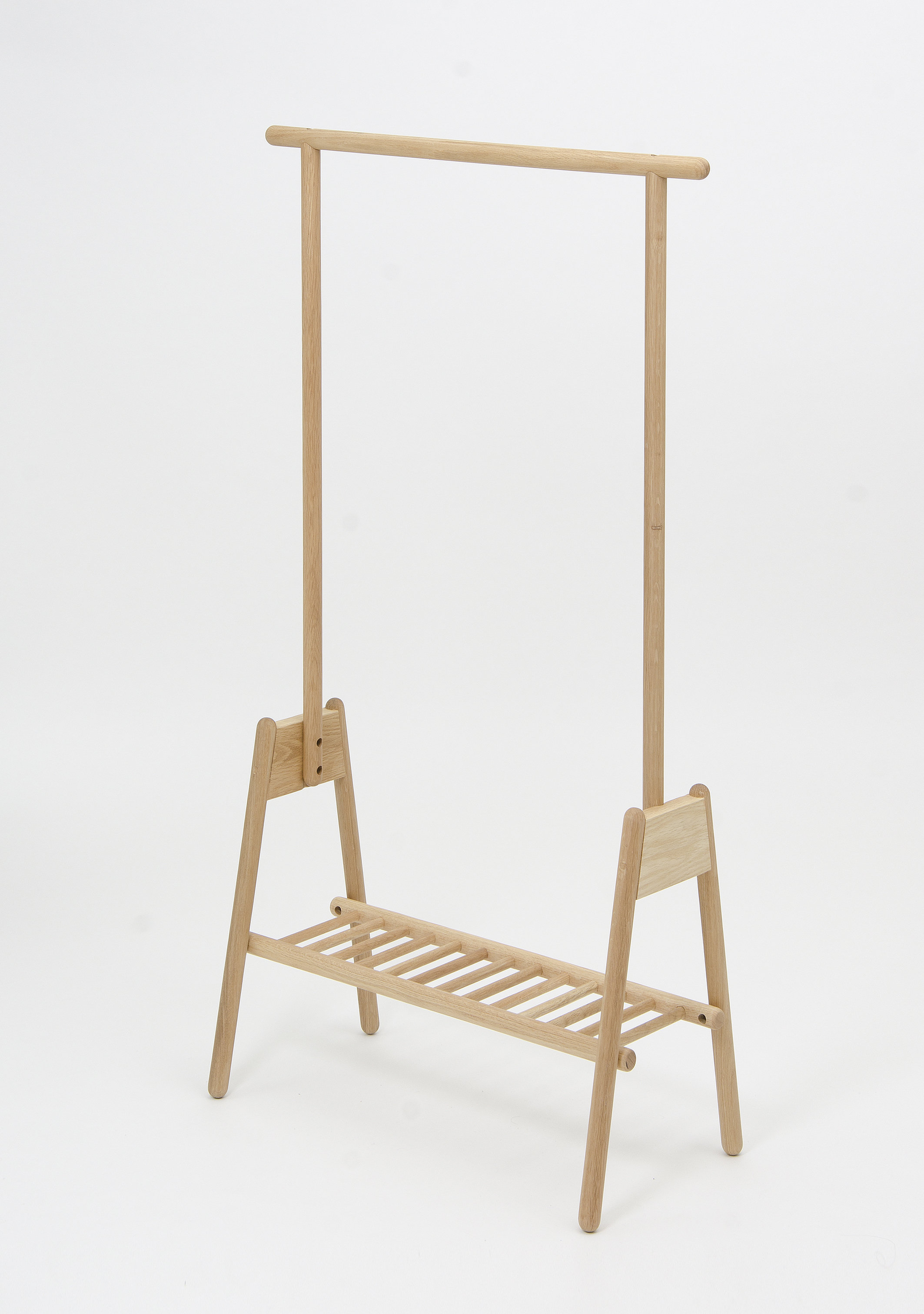 Isabelline Ackeron 79Cm Oak Clothes Rack | Wayfair.co.uk