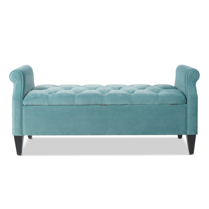 Red Barrel Studio® Maconay Upholstered Storage Bench & Reviews | Wayfair
