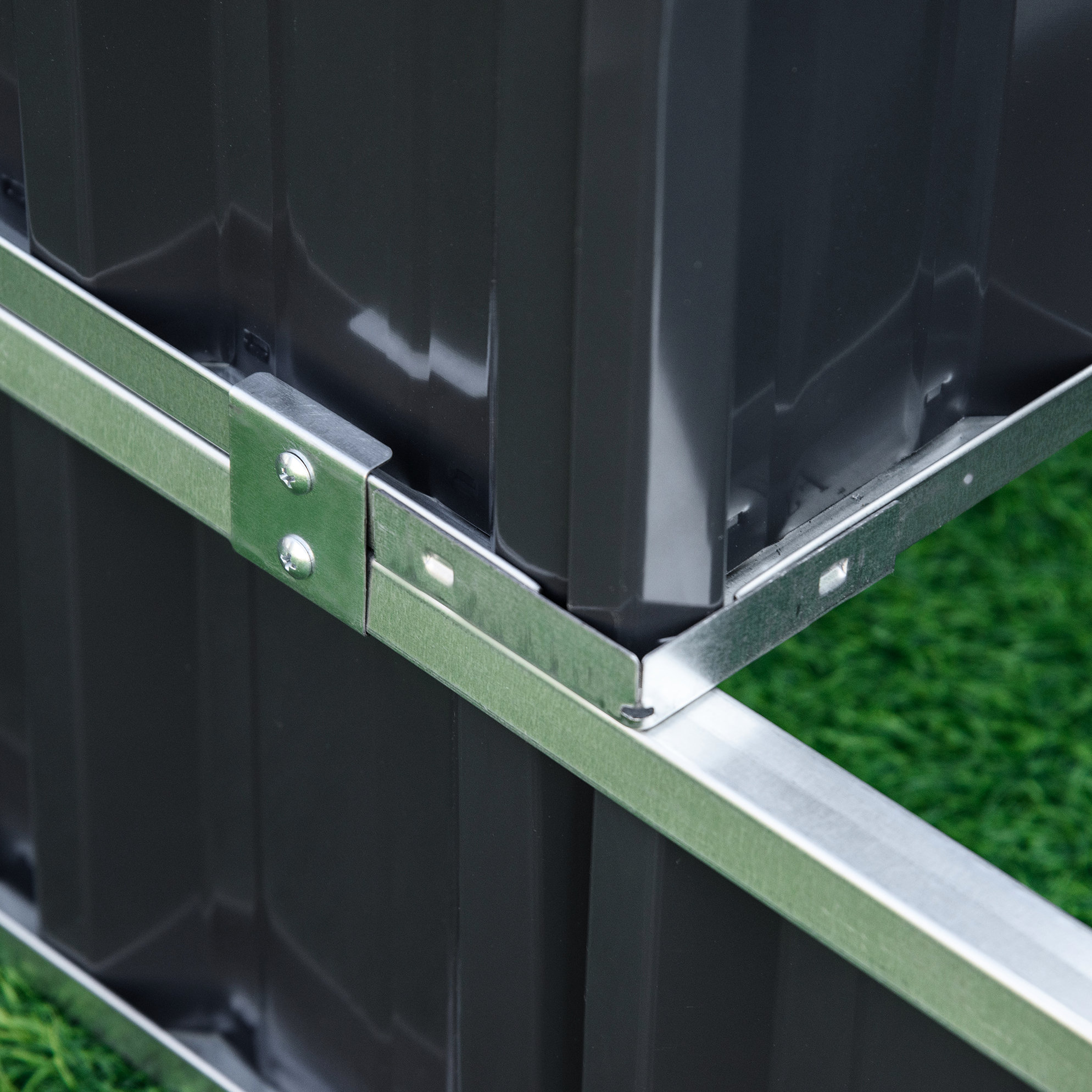 Arlmont & Co. 3 Tier Raised Garden Spot Frame With Gloves, 47''x47''x25 ...