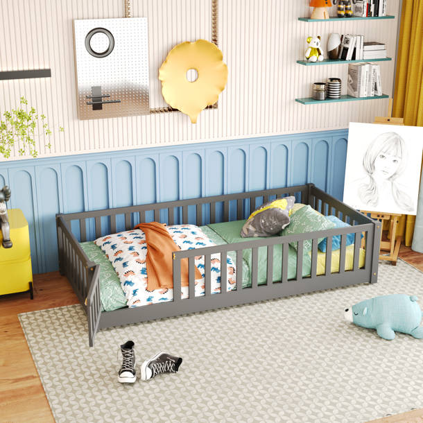 Harriet Bee Graecen Loft Bed with Bookcase by Harriet Bee & Reviews ...