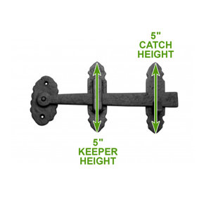 The Renovators Supply Inc. Fence Gate Thumb Latch Lock Rustic Antique ...