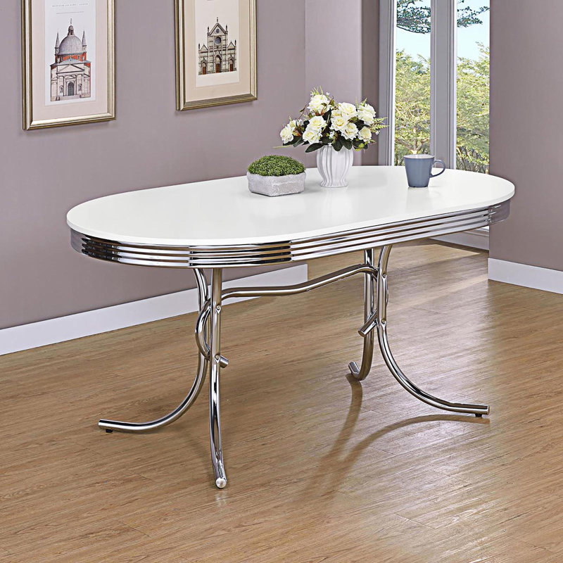 Ebern Designs Ong Oval Dining Table, Kitchen Table | Wayfair