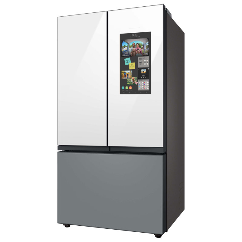 Samsung Bespoke 3-Door French Door Refrigerator (30 cu. ft.) – with Top ...