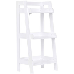 Latitude Run® 3-Tier Ladder Shelf, Bathroom Shelf Freestanding, 3-Shelf ...