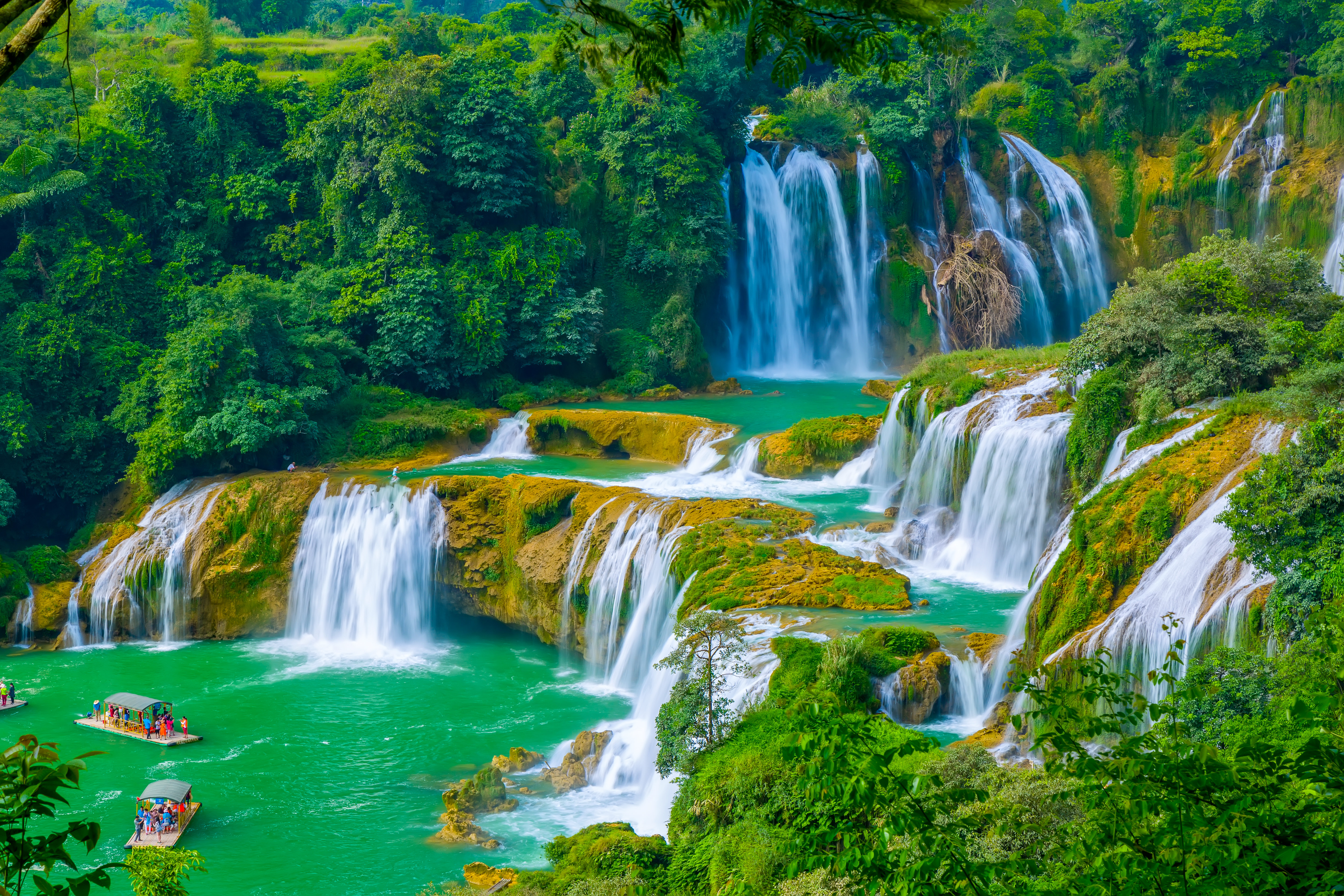 Loon Peak® Daray Waterfall On Canvas Photograph | Wayfair