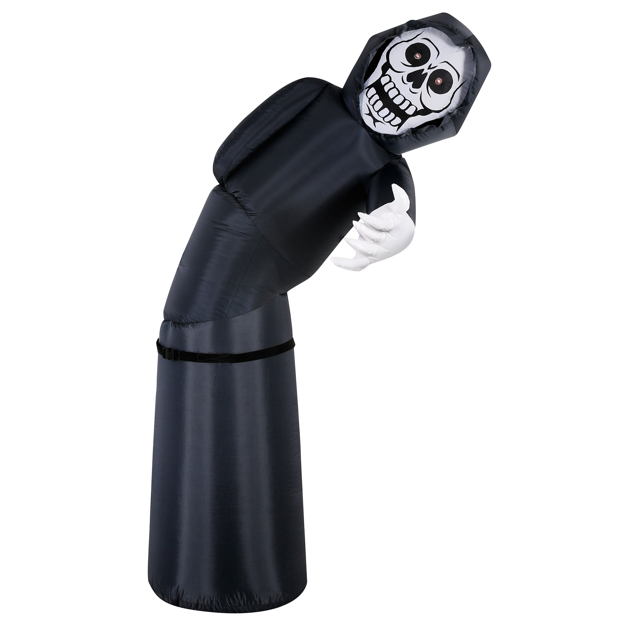 The Holiday Aisle® Animated 6 Foot Inflatable Lurking Reaper With Red ...