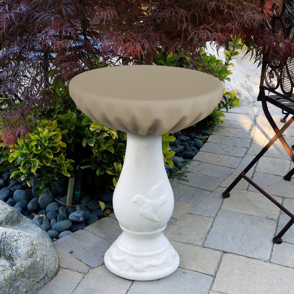 Red Barrel Studio® Heavy-Duty Outdoor Waterproof Bird Bath Cover ...