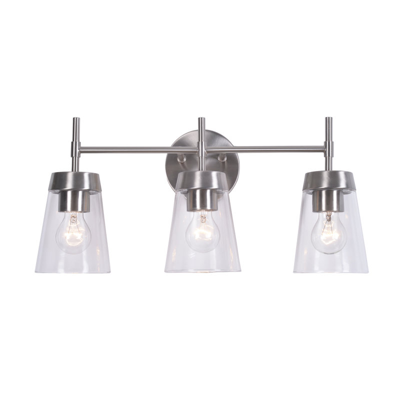Wade Logan® Kaylin 3 - Light Dimmable Vanity Light & Reviews | Wayfair