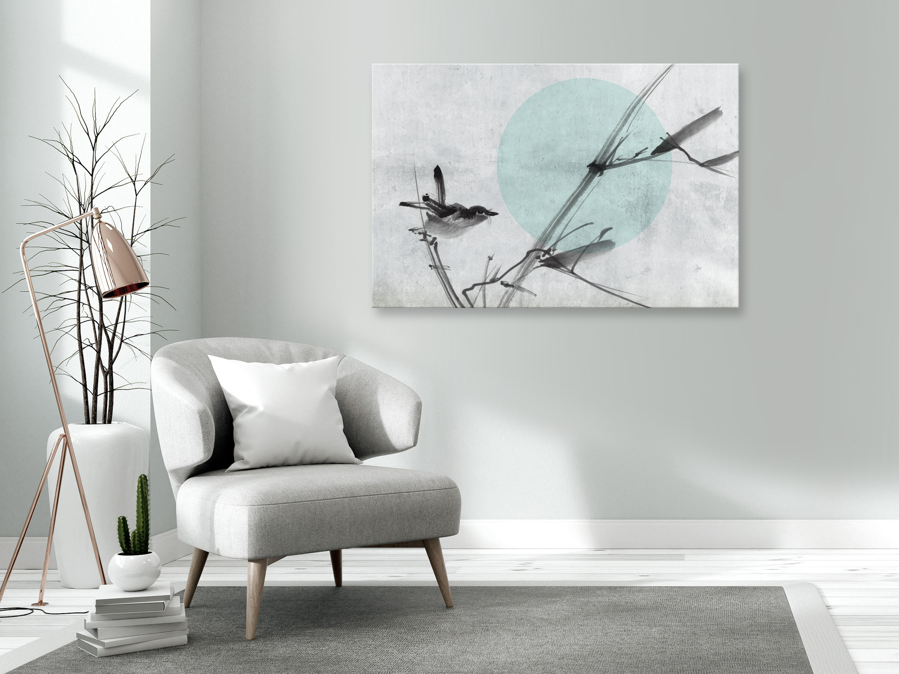 East Urban Home Spring Singing - Wrapped Canvas Print | Wayfair