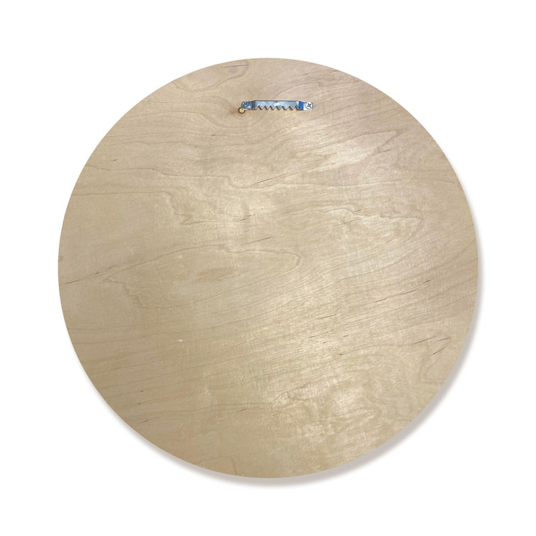 August Grove® Welcome To Our Patch White Pumpkin Whitewash Circle On ...
