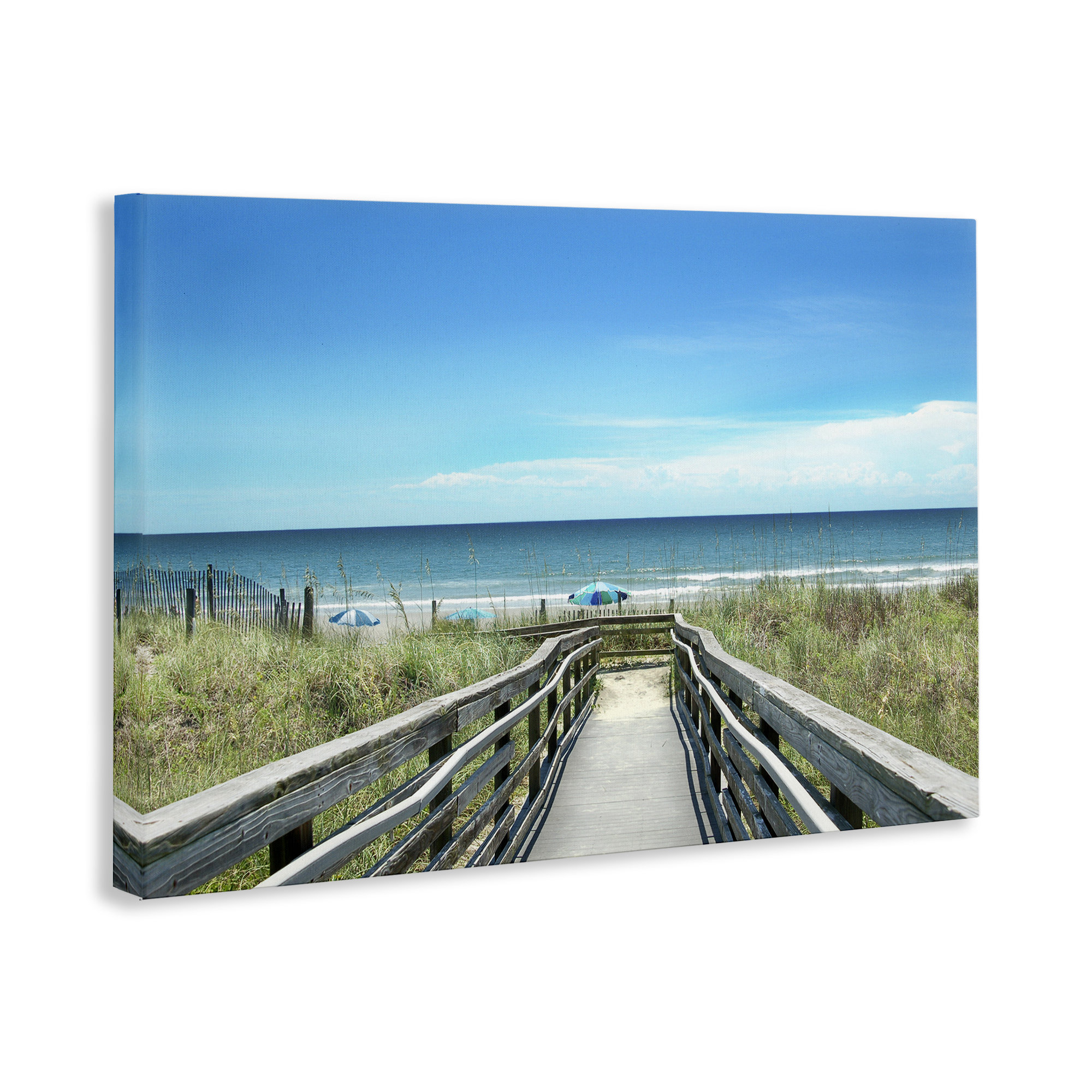 Highland Dunes Bridge to Beach View Canvas Wall Art by Kelly Donovan ...