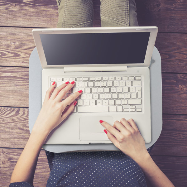 Inbox Zero Bigyan Laptop Buddy Portable Lap Desk - Computer, Writing ...